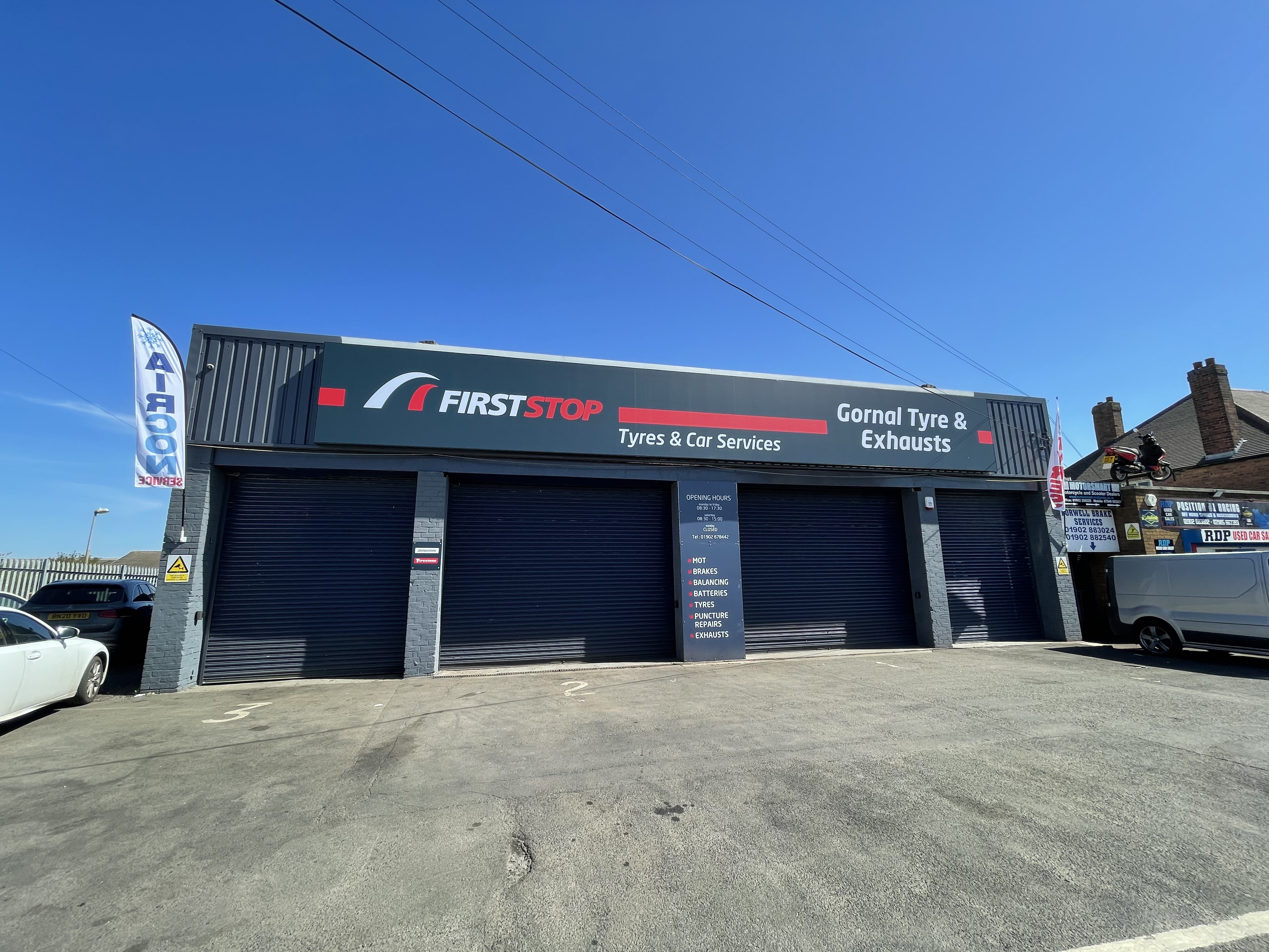 Gornal Tyres | New partnership with First Stop